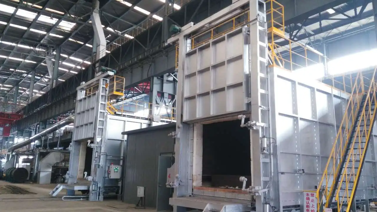 Car Bottom Furnace - Buy Bogie Hearth Furnace,Car Type Furnace,Roll ...