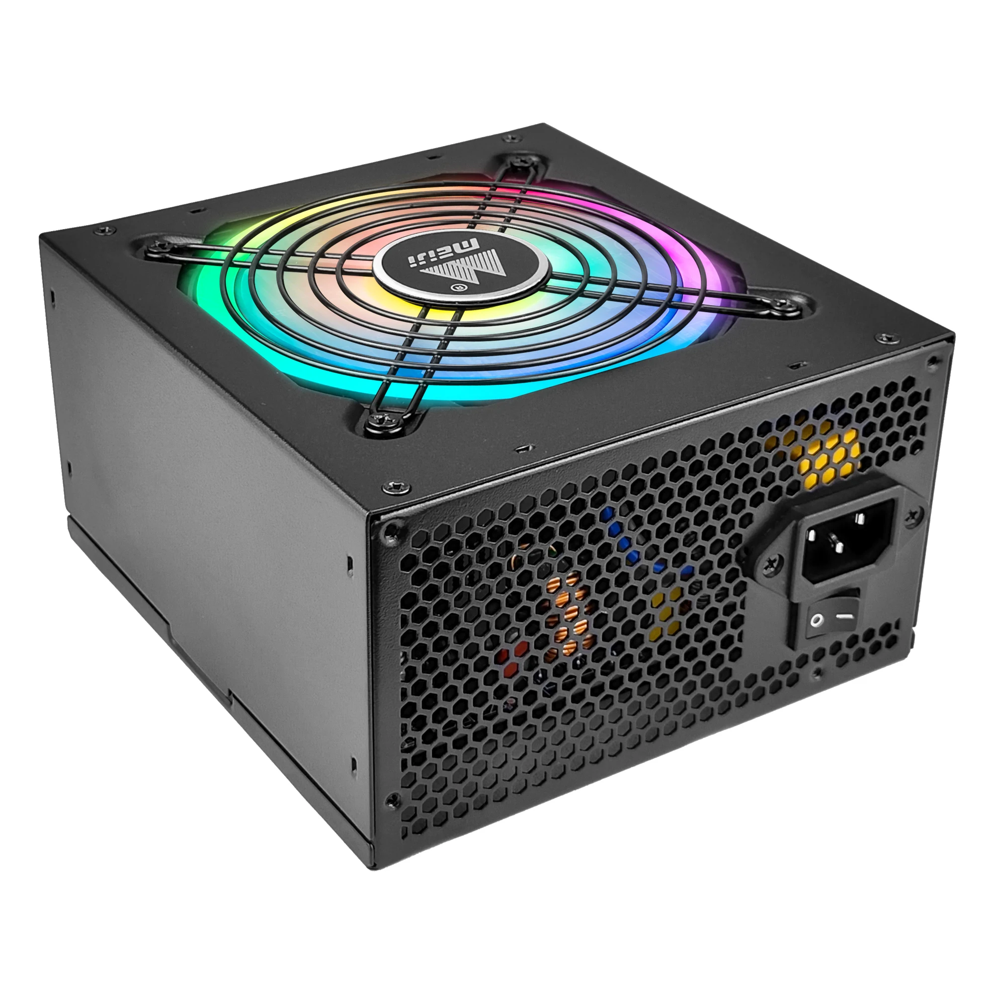800w 850w Computer Power Supply Rgb Gold 80puls Full Module Silent Fan ...