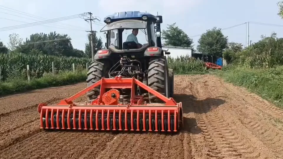 Land Leveling Rotary Tillage Rake Traction Rotary Tillage Power Rake ...