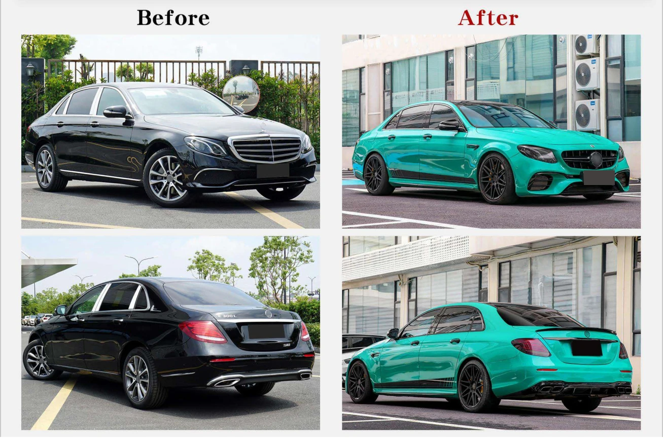 High Quality Professional Full Body Kit Upgrade For 17-20 Benz E Class ...