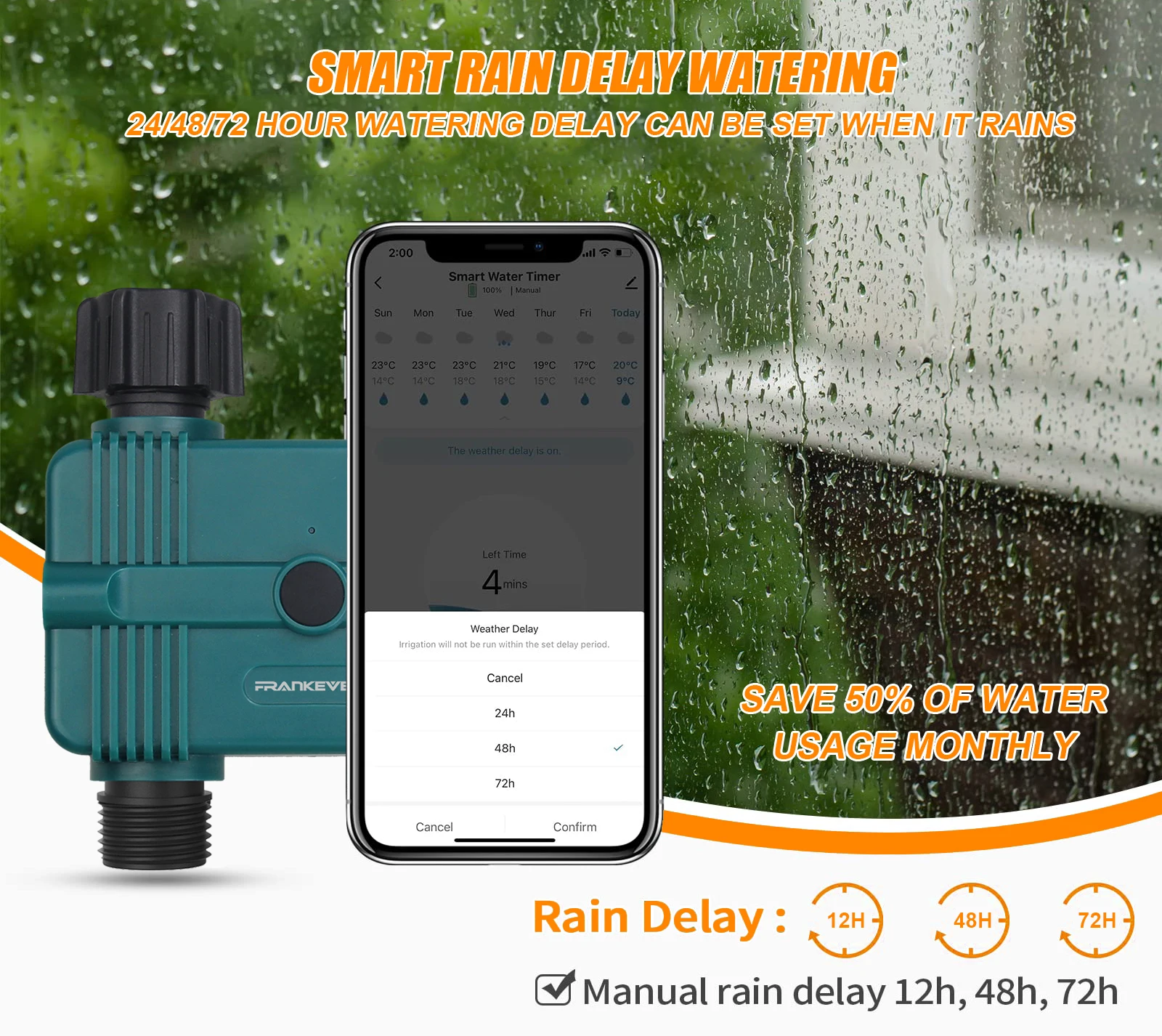 Smart Watering with Tuya Zigbee Water Flow Meter Timer
