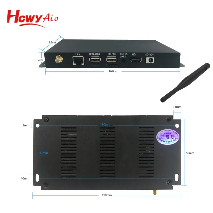 Oem Android Player 1080p 4k Wifi Ethernet Port Rk3288 Rk3399 Android ...