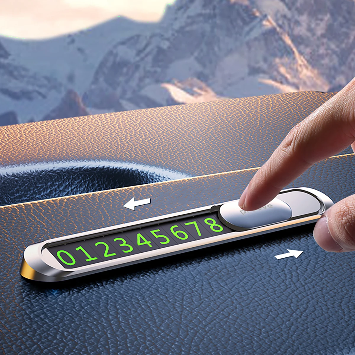 Proove Parking Sign Metal Lock Parking Number Plate Telephone Number ...