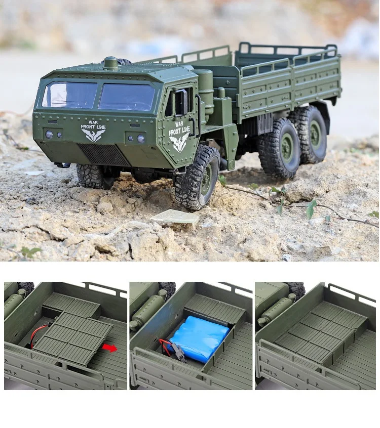 Rc Car Us Army Military Truck 6x6 Rc Truck Rc Car 6wd - Buy Rc Car 6wd ...
