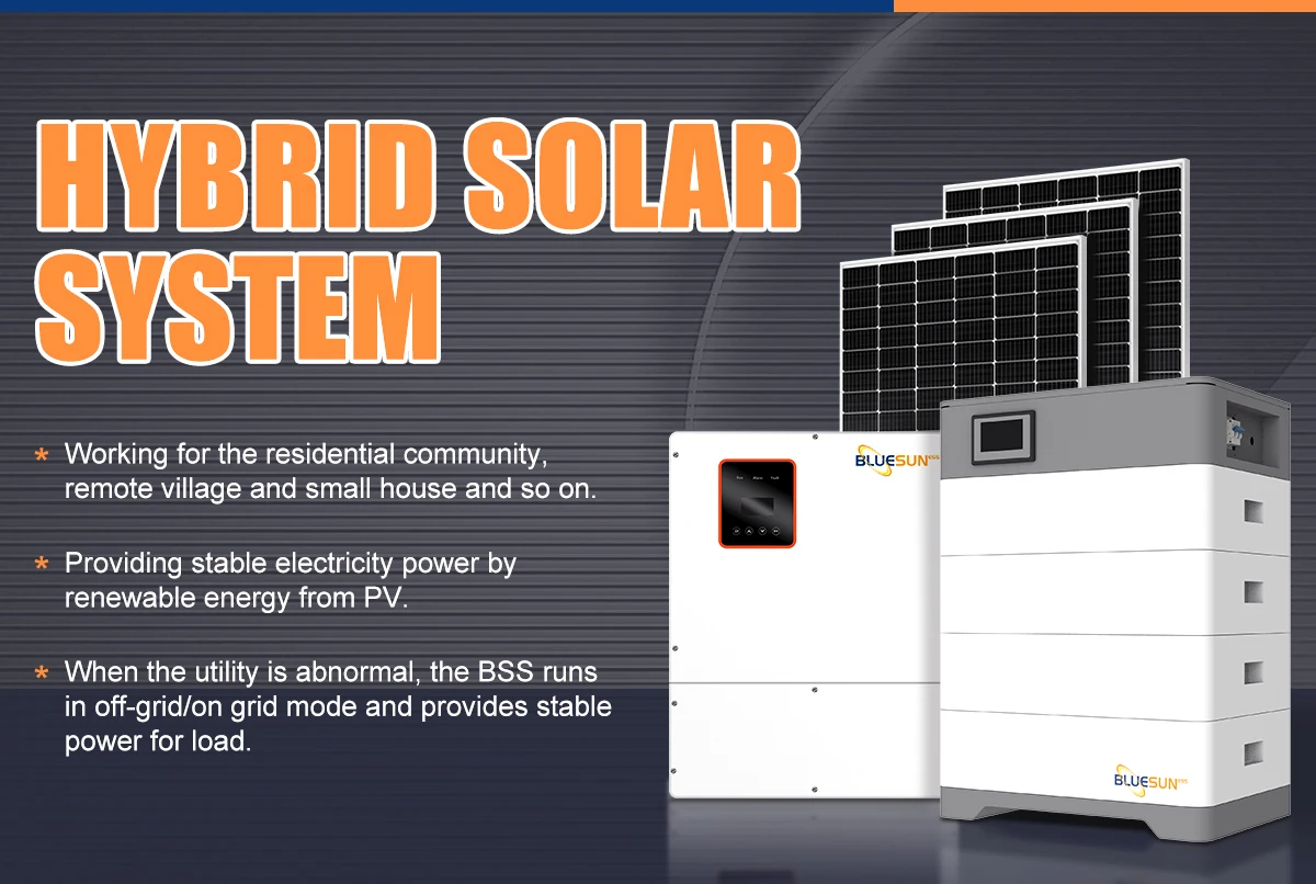 Complete 8 Kw 10 Kw 12kw 15kw Solar Hybrid System Off Grid Solar Panel