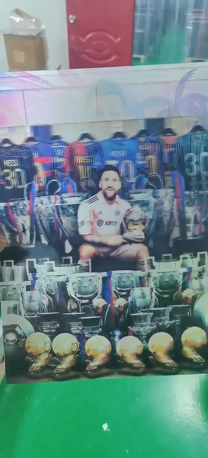 700 Designs Wholesale 3d Decorative Messi 3d Lenticular Poster Wall Decor 3d Print Changing ...