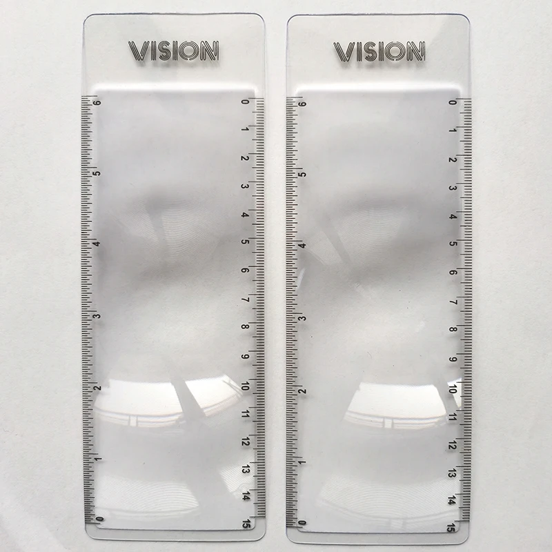 Plastic Clear Bookmark PVC Page Ruler 3X Magnifying Glasses| Alibaba.com