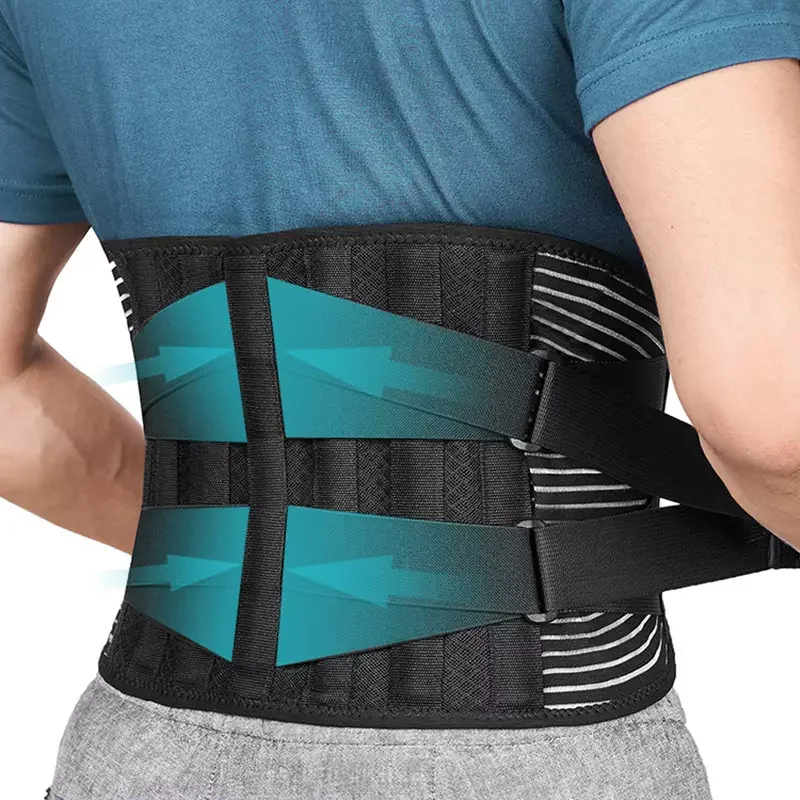 Adjustable Fully Elastic Nylon Back Pain Relief Tightening Brace ...