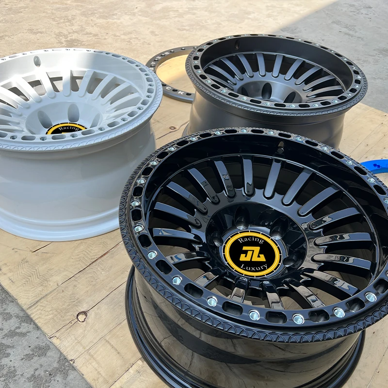 Jiangzao 5x139.7 6x139.7 Beadlock Multi Spoke 4x4 5x5 15 16 17 18 19 20 ...