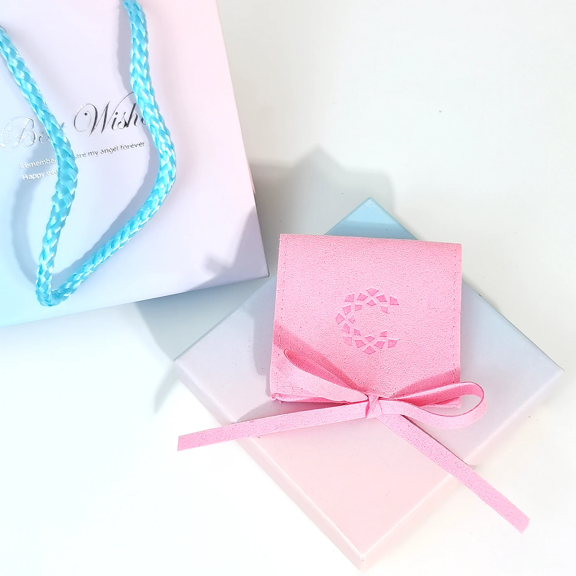 Eco Friendly Luxury Drawer Cardboard White Pink Black Small Necklace ...