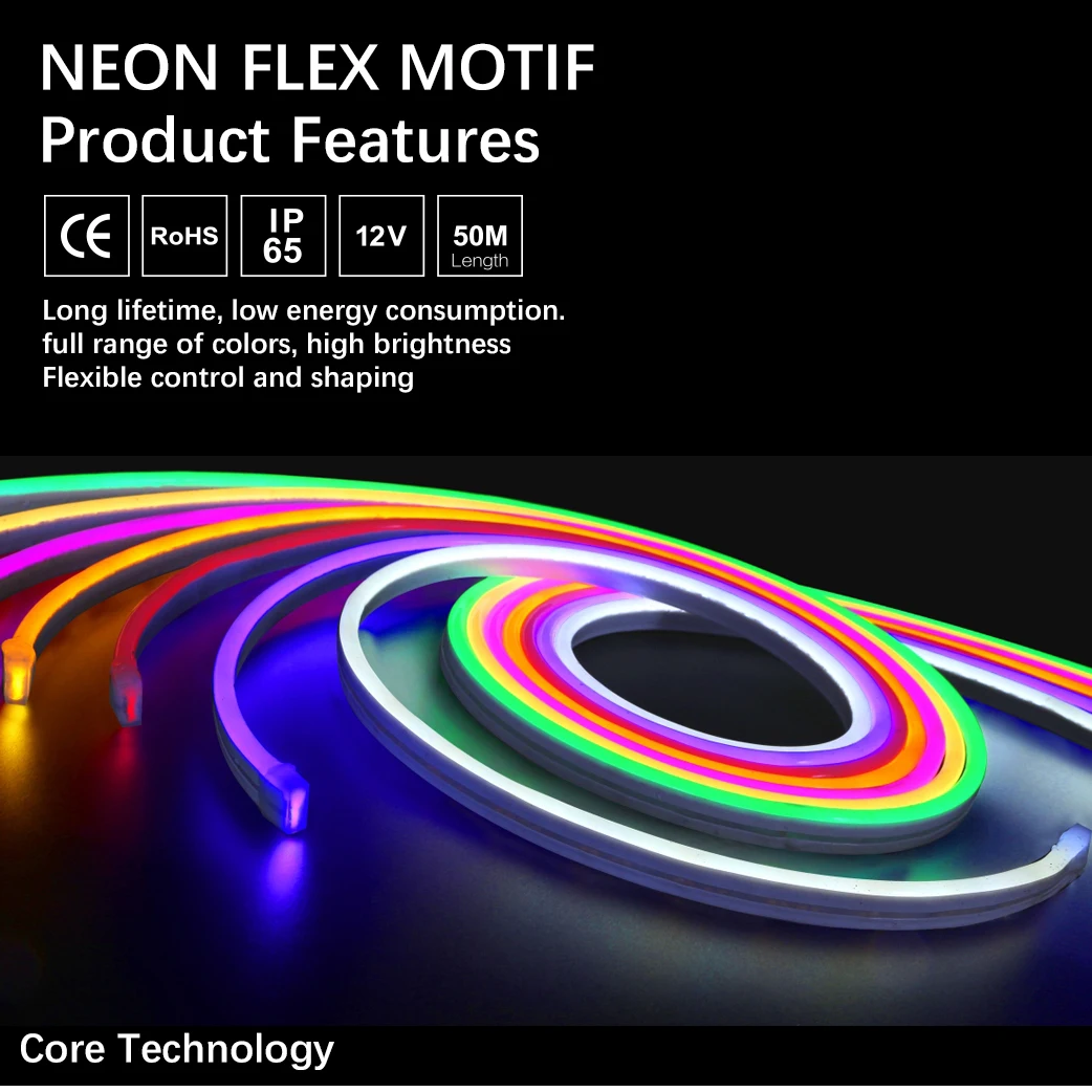 New Ultra Bright Leds 7-8w/m 296led/m Seamless Pcb Consistent Color And ...