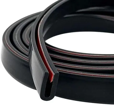 Garage Door Seal - Durable Rubber Edge Trim for Metal