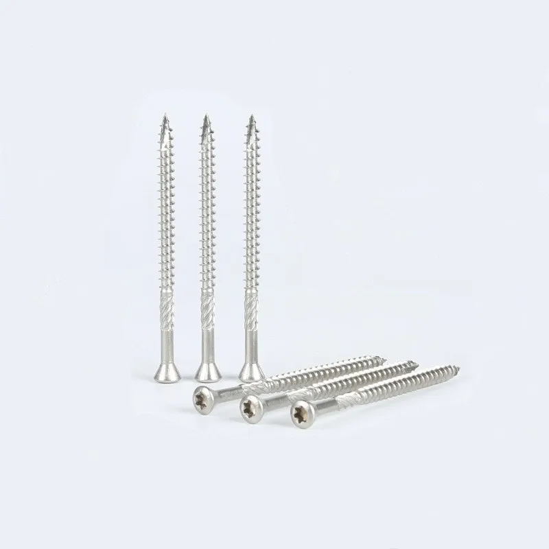 Stainless Steel Phillips Torx Flat Head Wood Self Tapping Deck Screw ...