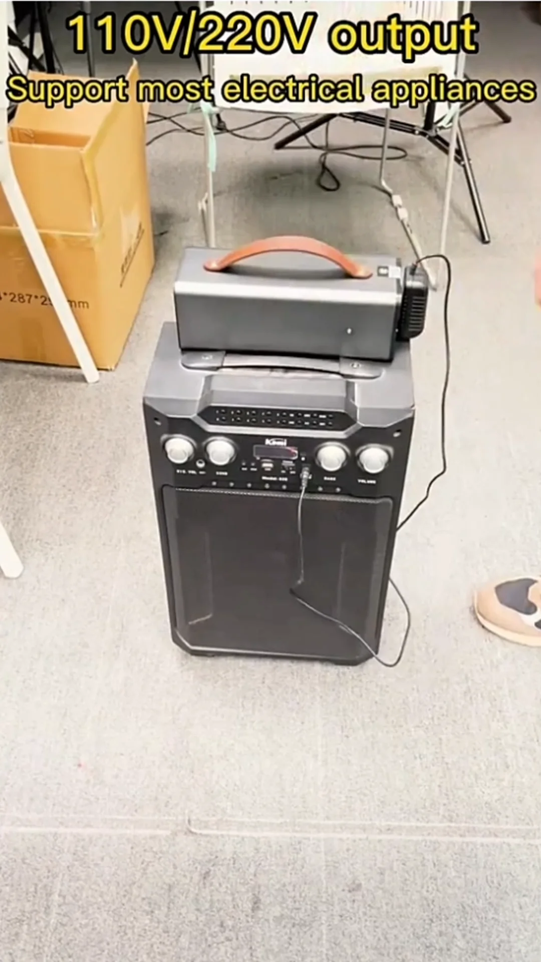 Portable Power Station 118wh 32000mah Camping Generator With Battery ...