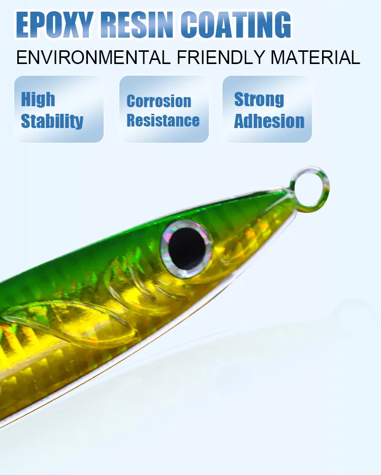 Thorforce Custom Oem 120g Epoxy Jigs Epoxy Jigging Lure Slow Pitch Lead ...