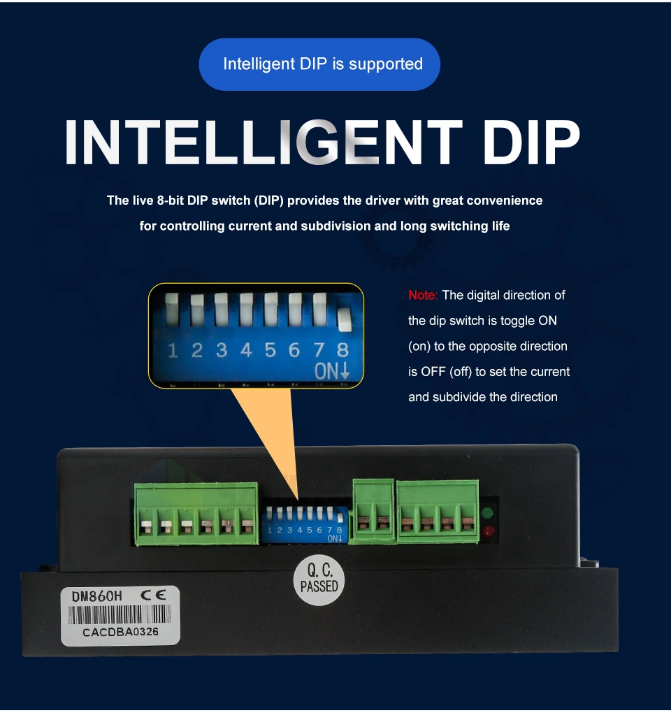 2H Microstep Driver DM860H - Efficient Stepper Motor Control