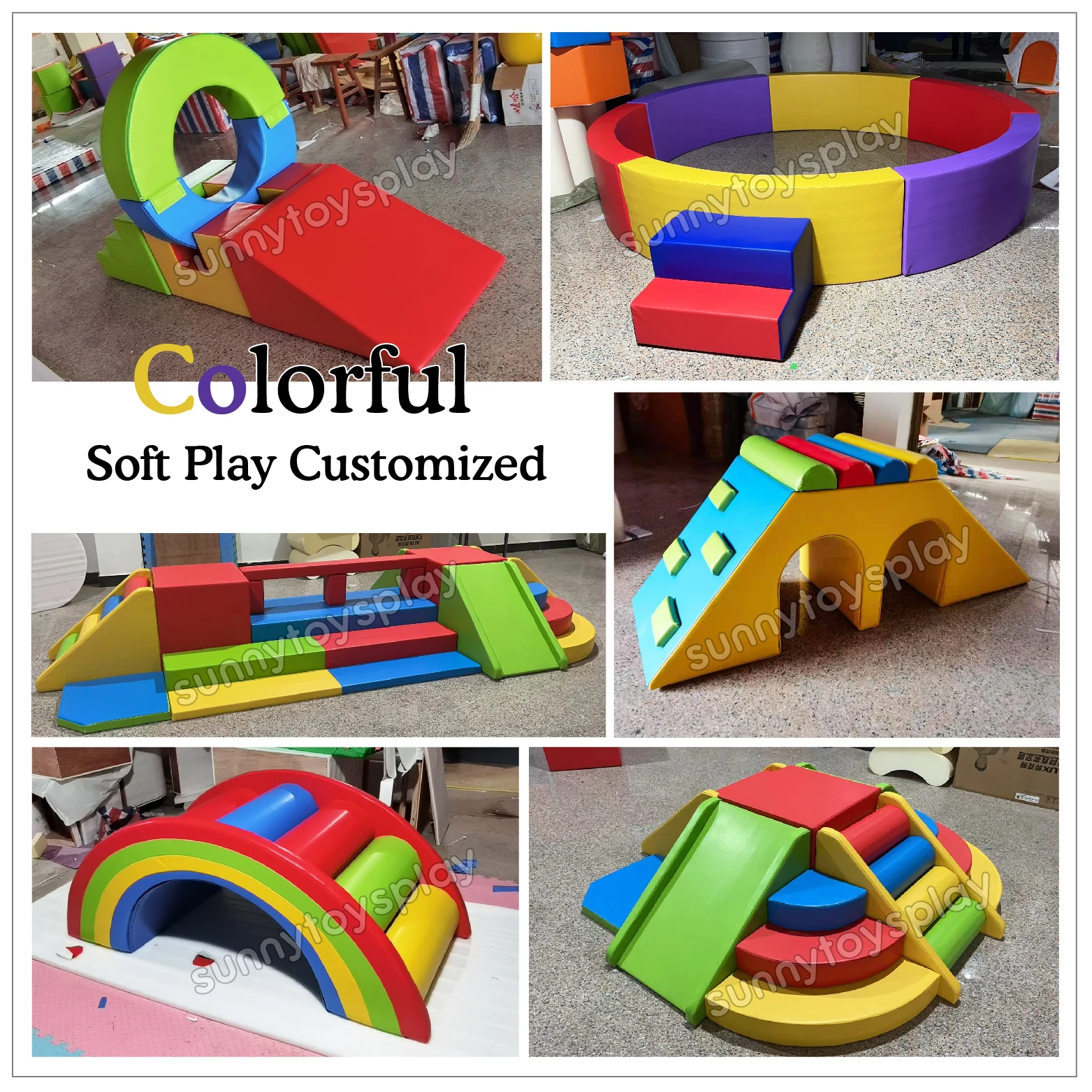 Pink Package Kids Entertainment Visual Stimulation Foam Climbing Indoor ...