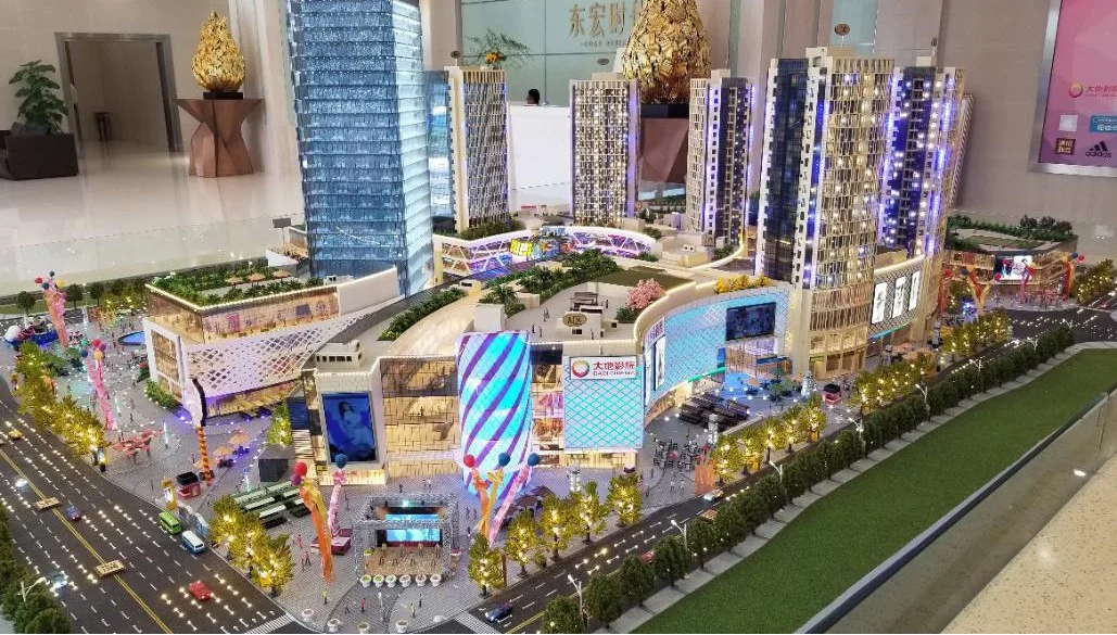 Professional Architectural Scale Building Model Custom Scale Led ...
