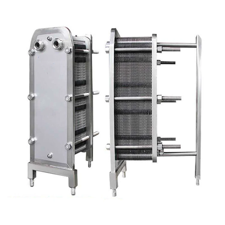 Food Grade Heat Exchanger Ice Cream Pasteurizer Plate Heat Exchanger ...