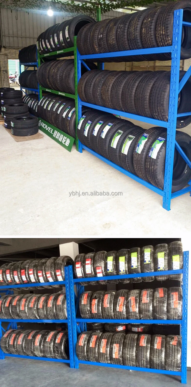 Folding Rack Forklift Pallet Tire Racking System - Buy Tire Display ...