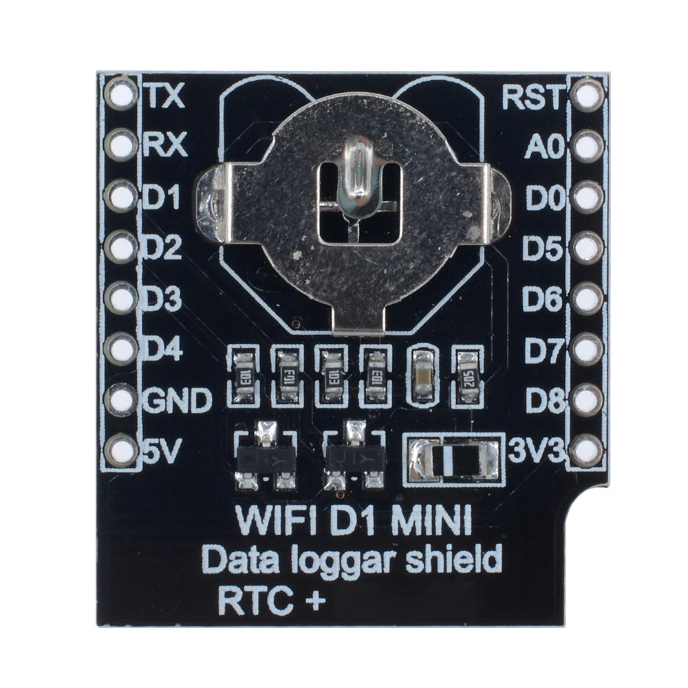 Wemos D1 Mini Real Time Clock Data Log Logger Shield
