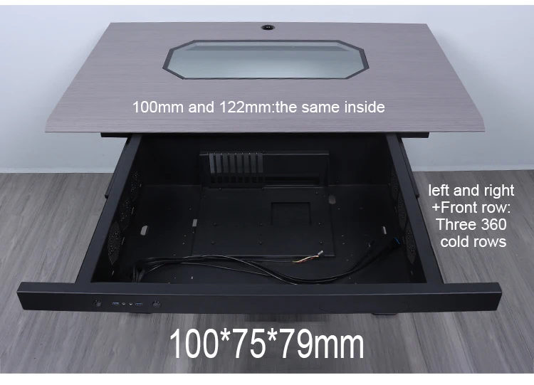 Hot selling Computer case built-in transparent large case integrated ...
