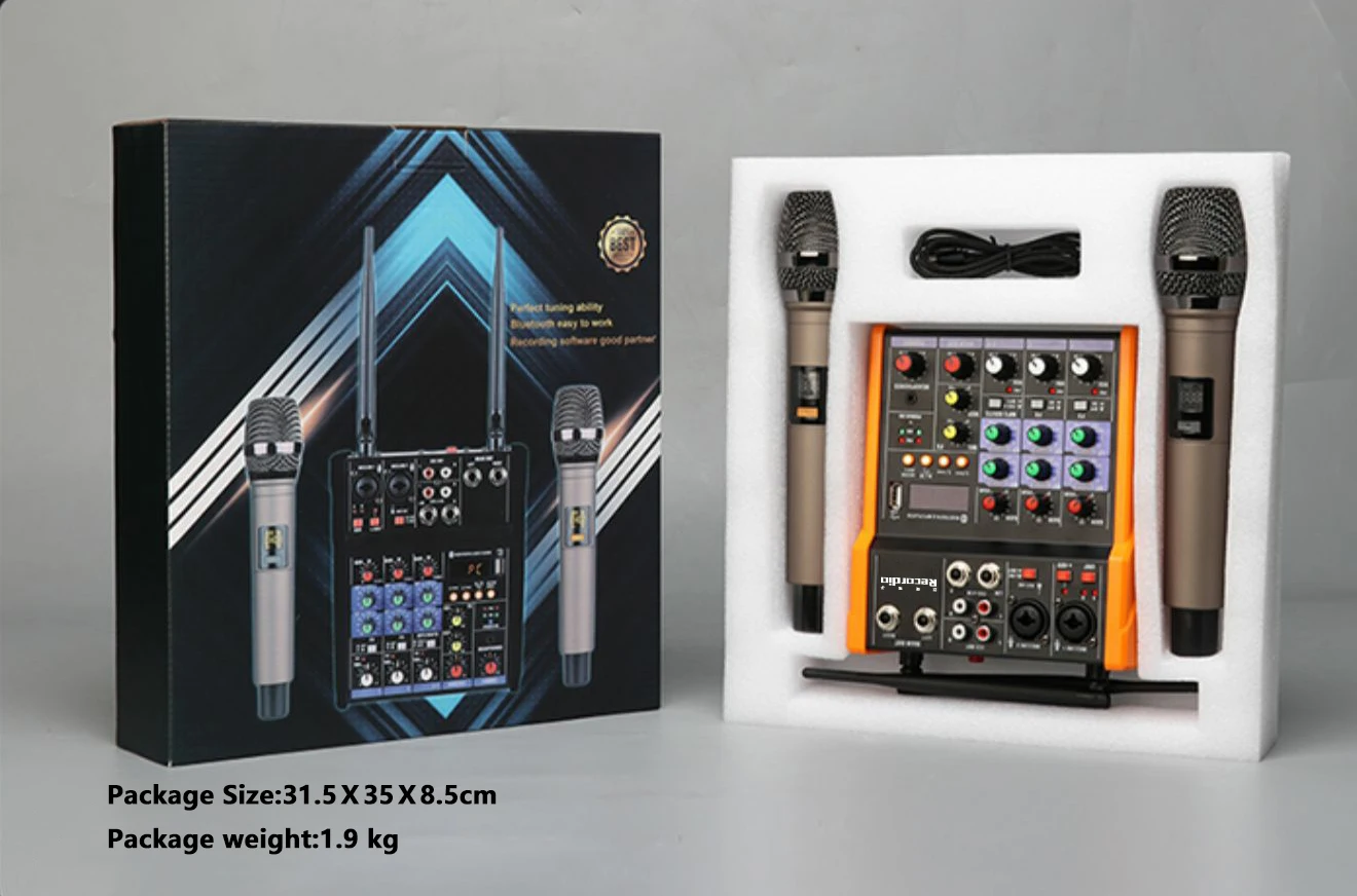 GAX-G4 Portable Sound Mixing Console - American Audio DJ Mixer