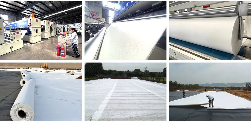 Road Construction Geotextile Layer White Pp/pet Nonwoven Permeable And ...