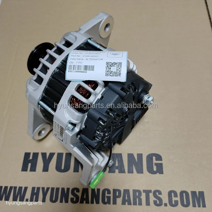Excavator Engine Parts - Alternator 21Q6-42001 for R210LC7