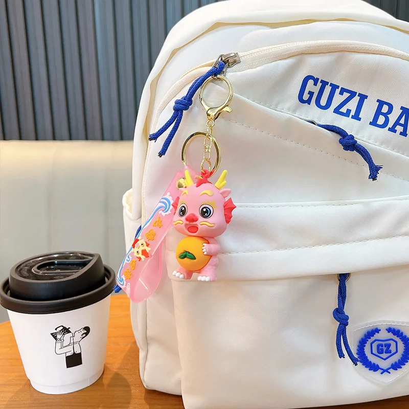 2024 Chinese Dragon Year 3d Pvc Cute Mini Dragon Keychain - Buy Dragon ...