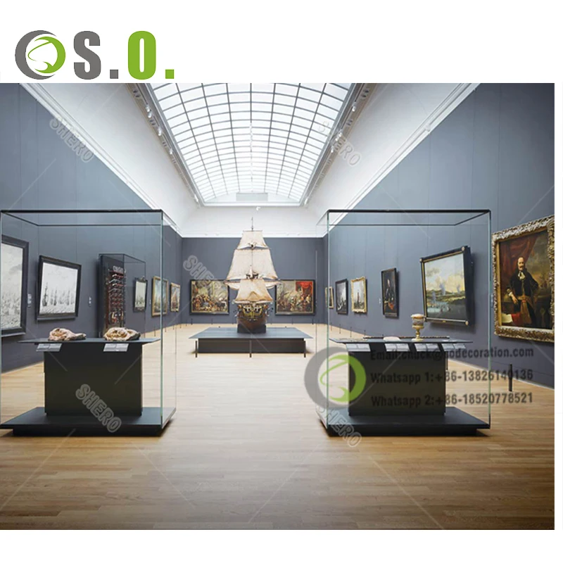 Museum Display Showcase and Science Museum Exhibits Wood and Metal ...
