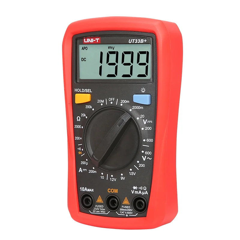 UNI-T UT33+ Handheld Digital Multimeter UT33A+ UT33B+ UT33C+ UT33D ...