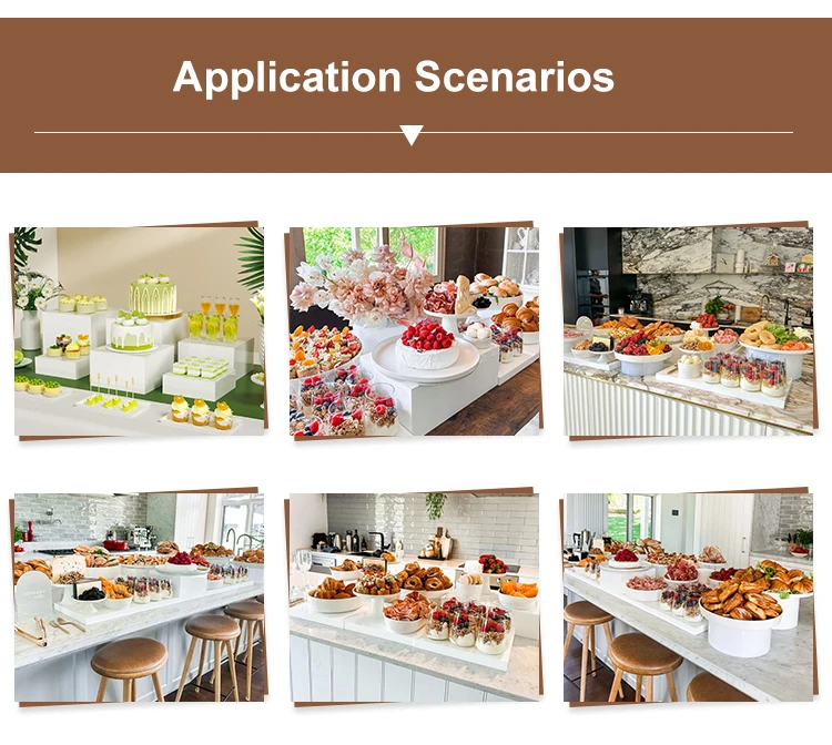 Custom Wedding Decoration Acrylic Display Stand And Acrylic Dessert ...