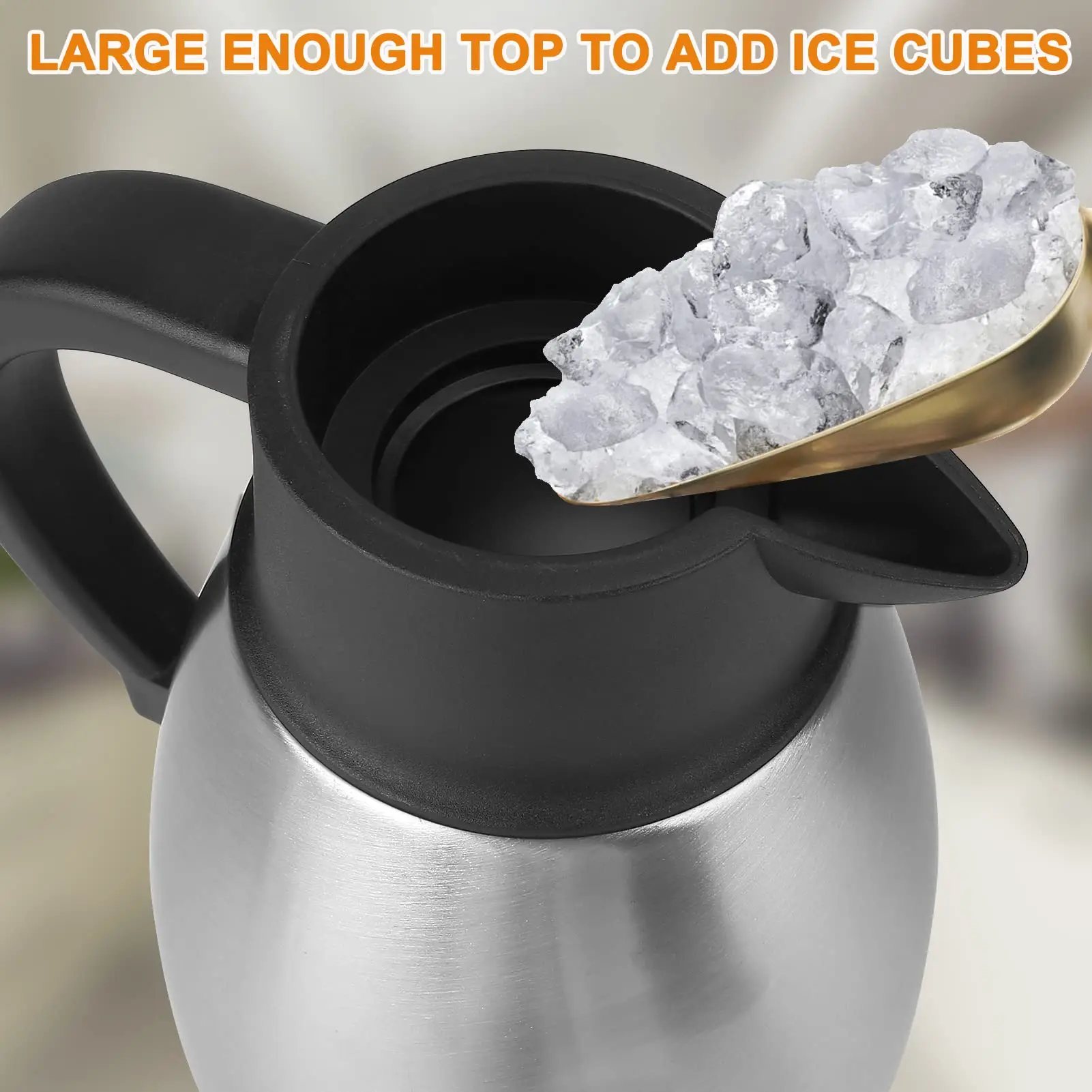 Thermal Coffee Carafe Triple Wall Vacuum Insulated Flask Thermos ...