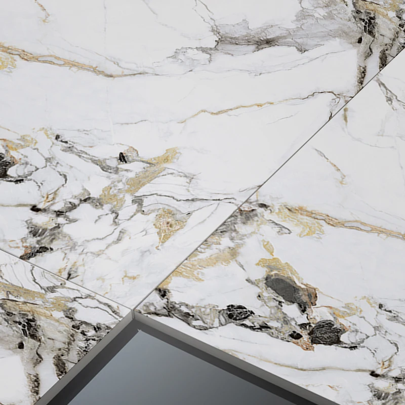 Italian Luxury Gold Marble Slabs - Durable & Stylish Tiles