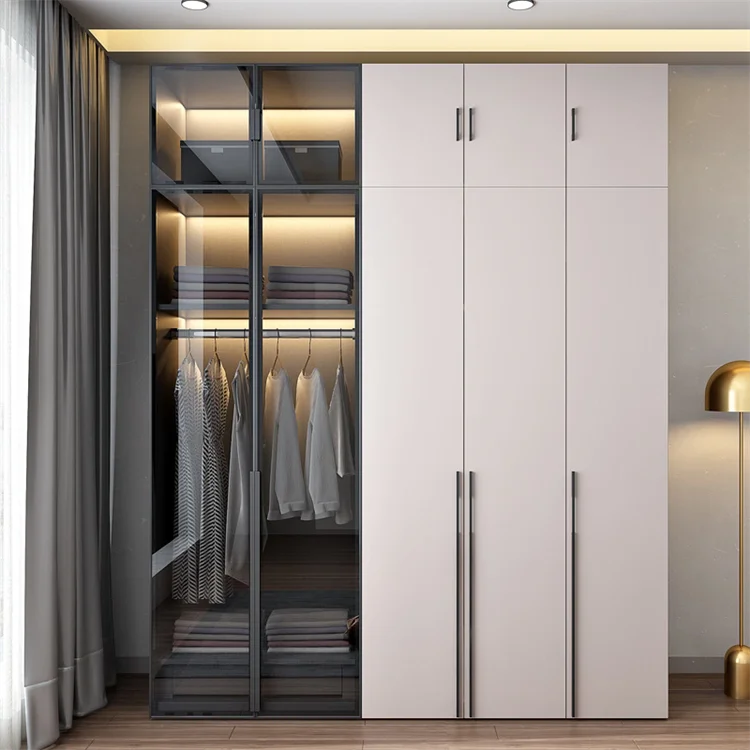 High Quality MDF Wooden Almirah Wardrobe Closet - Best Price