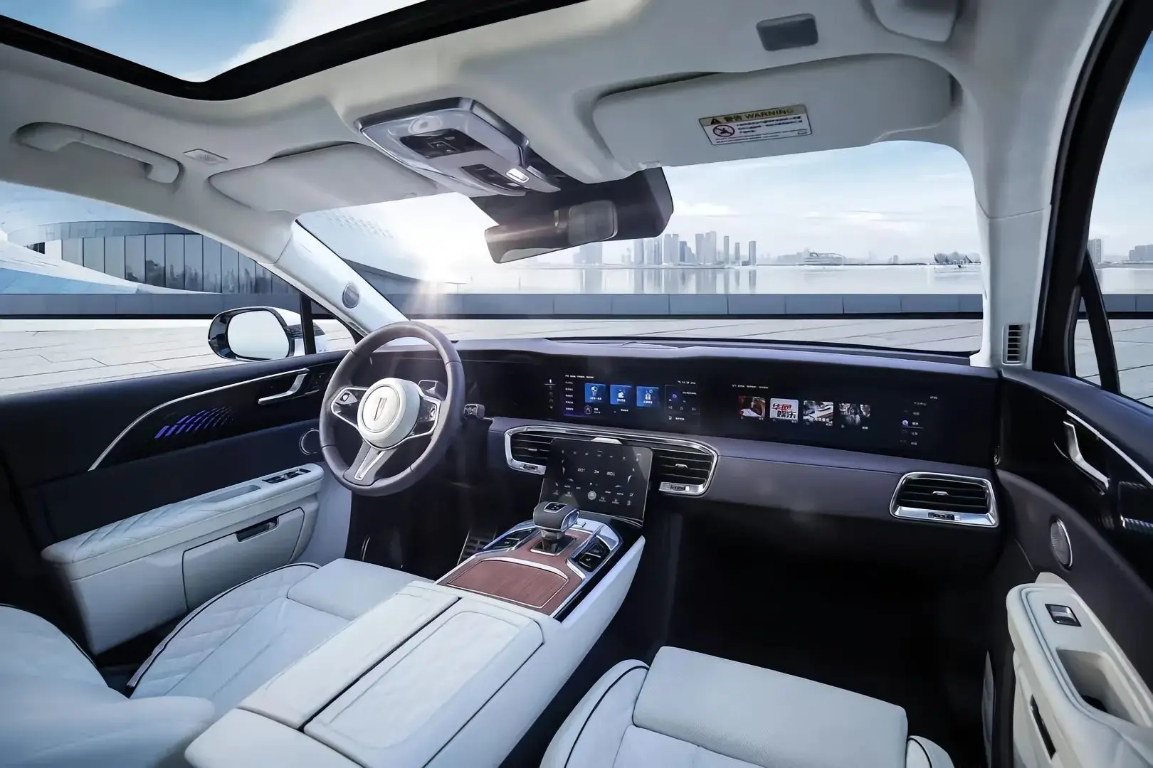 Hongqi Ehs9 Electric Suv 2024 Stock Electric Car E-hs9 0 Km Second-hand Car High-speed Electric ...