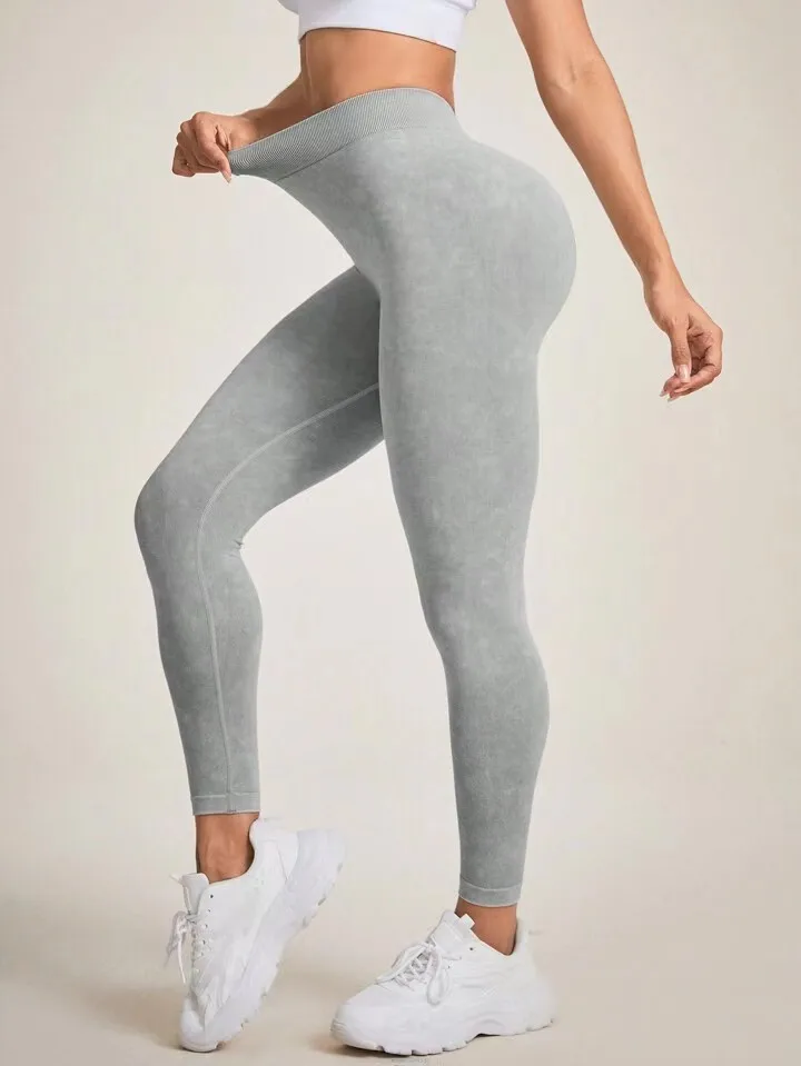 Seamless Workout Tights Running Yoga Pants OEM - Women's Gym Fitness ...