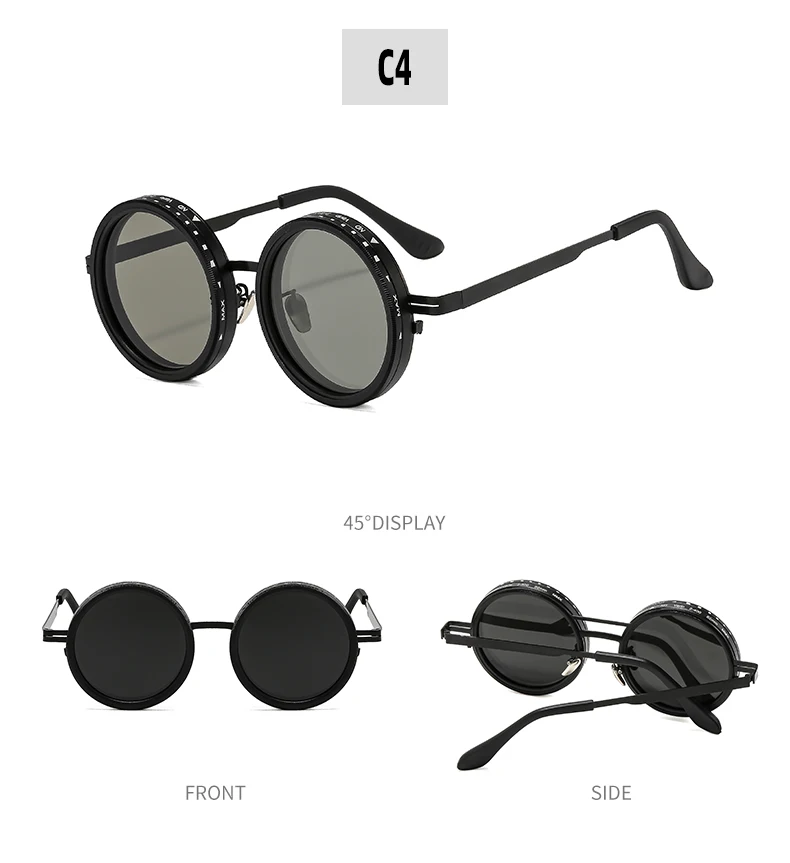 1-9 Gear Brightness Adjustable Dimming Lens Sunglasses