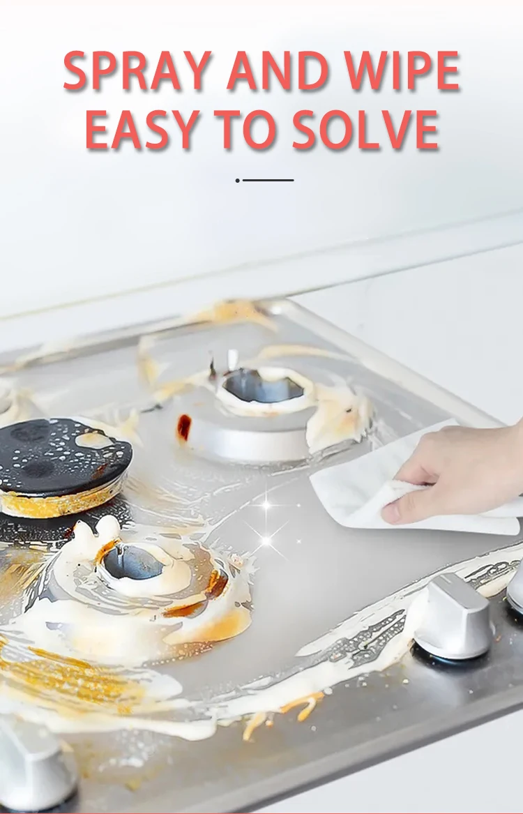 Multifunctional Foam Cleaner Kitchen Utebsils Stain Cleaner Oil Binding ...