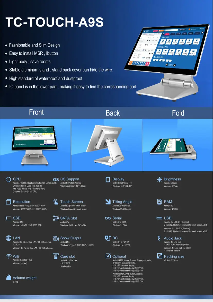 Wholesale Pos Systems Cash Register Restaurant Touch Screen