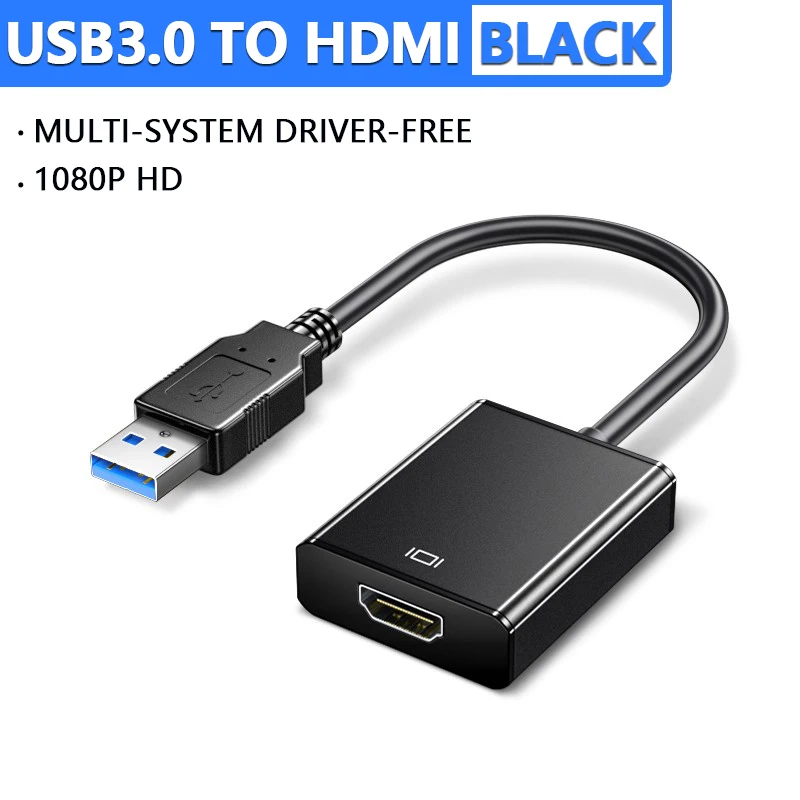 Dtech Oem Type A Usb3.0 To Hdmi 1080p Adaptor Converter For Monitor Tv ...
