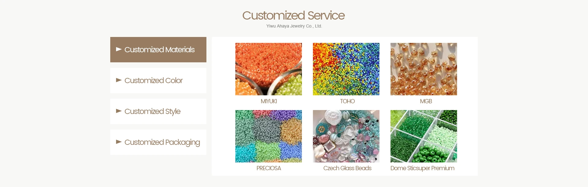 Company Overview - Yiwu Ahaya Jewelry Co., Ltd.