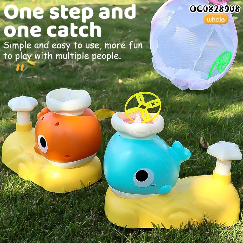 Whale Design Novelty Toys - Flying Discs Launcher Machine