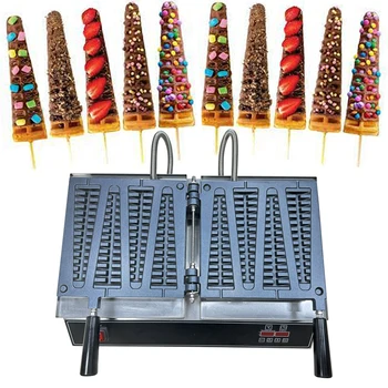 Waffle Stick Iron Commercial Use Rotating Nonstick Christmas Trees ...