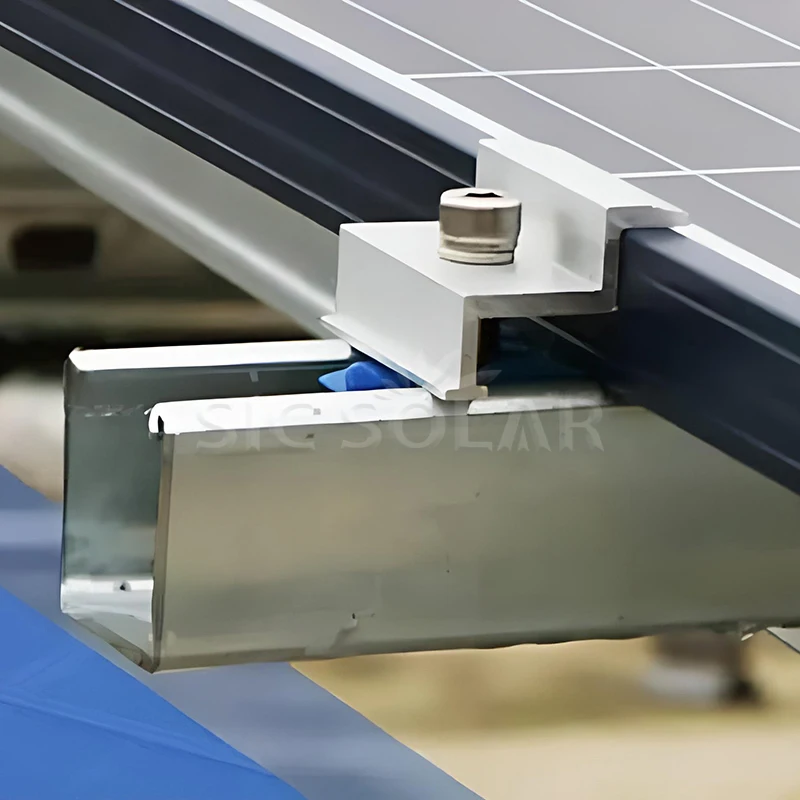 Wholesale Solar Mounting Bracket End Clamp Pv Solar Panel Aluminum Side ...