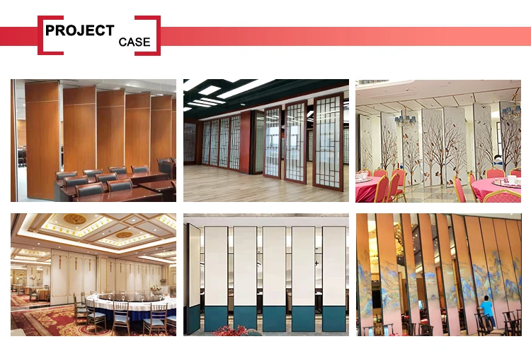Large Hall Banquet Acoustic Movable Wall Partition Design