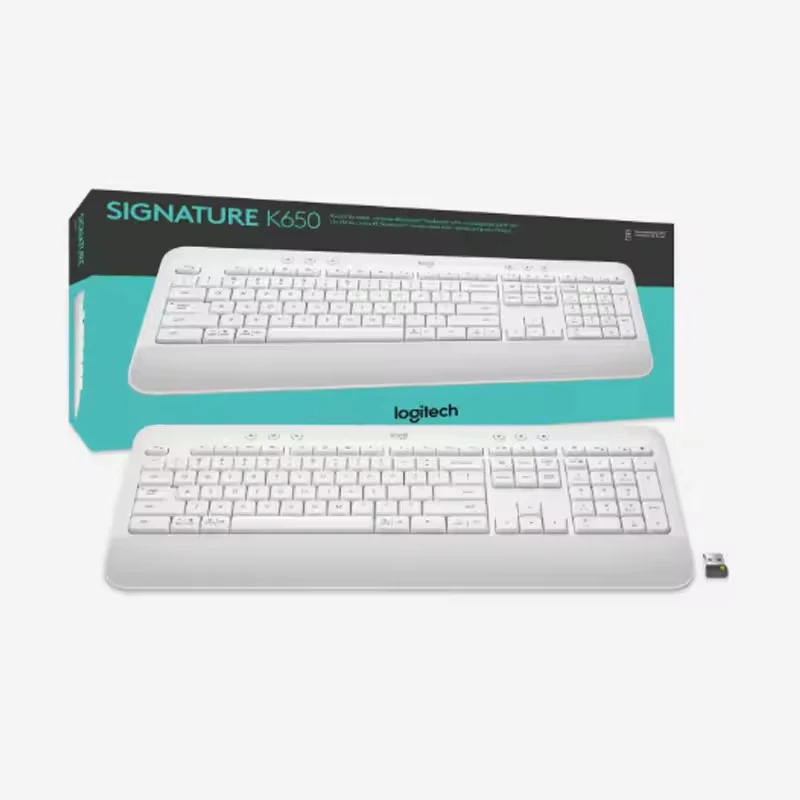 Logitech K650 Wireless Bluetooth Keyboard Business Office Keyboard With ...