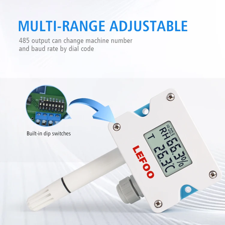 LEFOO Wall Type Temperature and Humidity Transmitter RS485