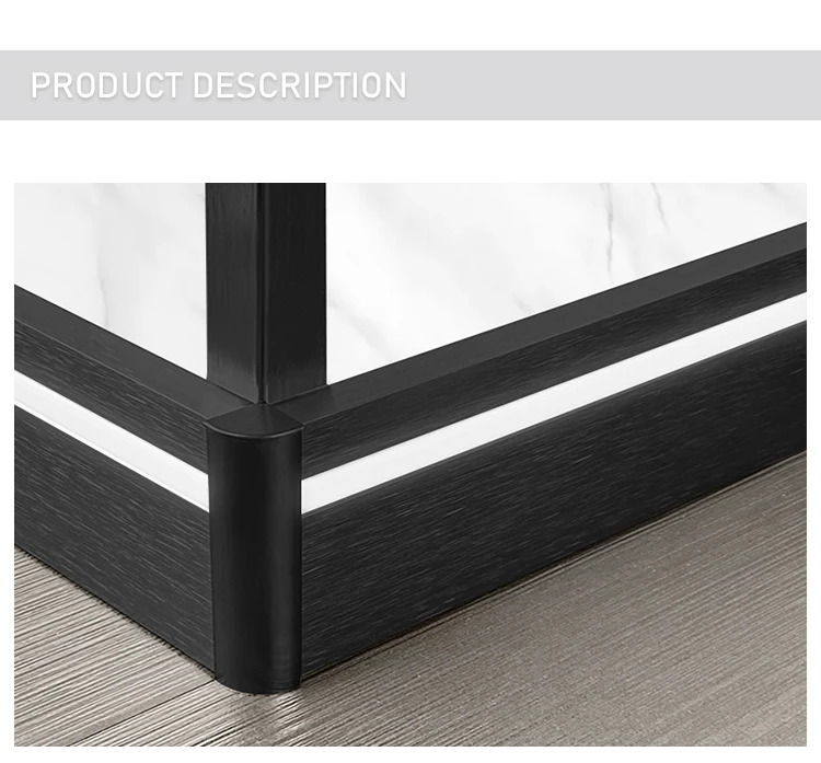 Toco Illuminated Led Profile Strip Aluminium Hallway Skirting Board ...